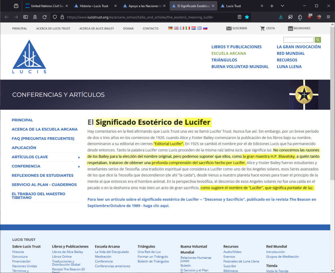 La Teosofía de Helena Blavatsky: "Satán, (…) el verdadero creador y ...